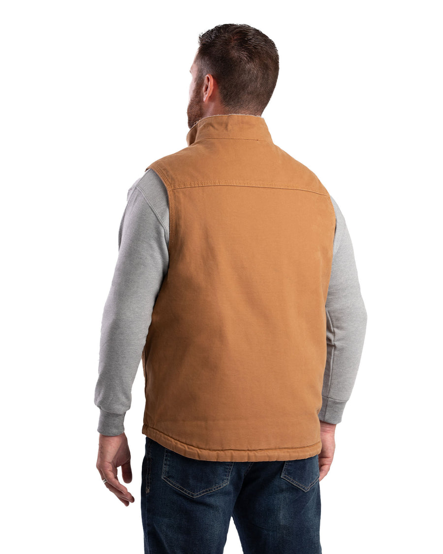 Men's Cotton Duck Work Vests in Black, Brown – Berne Apparel
