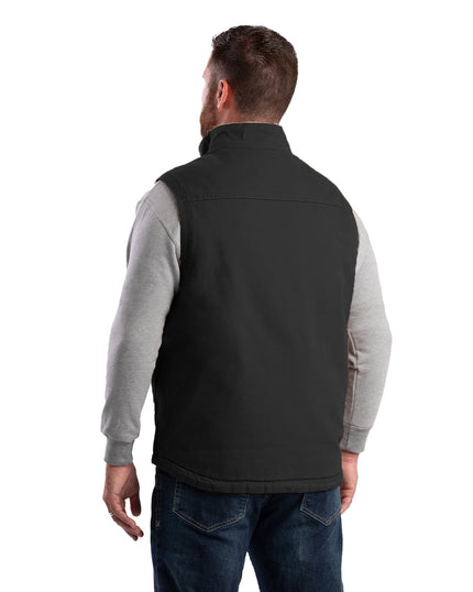 Men's Sherpa-Lined Washed Duck Vest – Berne Apparel